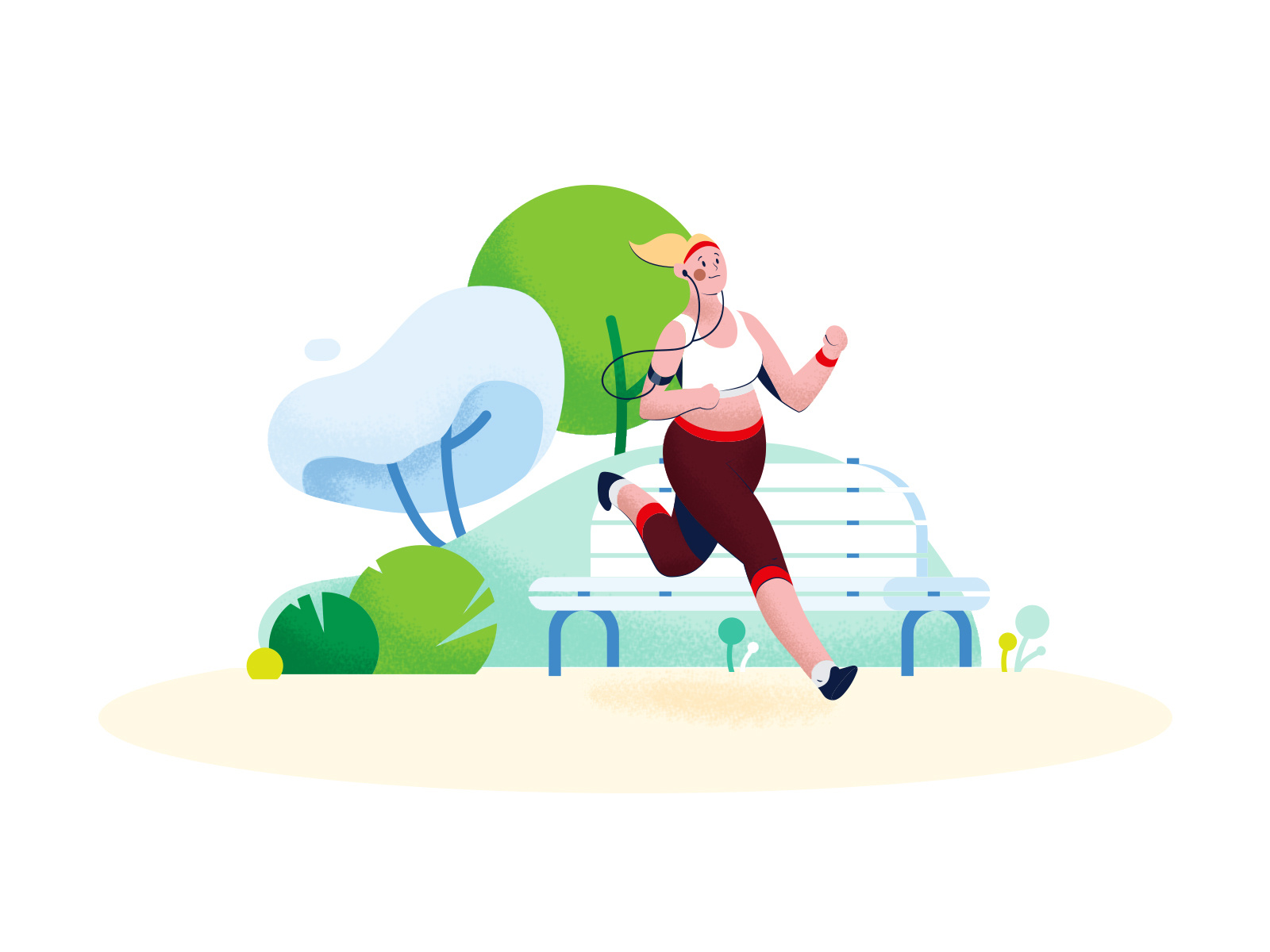 Jogging by Danila van den Hoeven on Dribbble