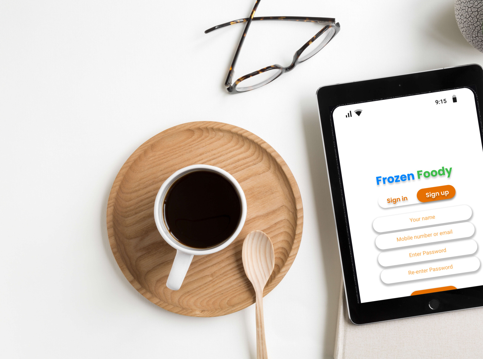 Frozen Foody app by Nour Hossam on Dribbble