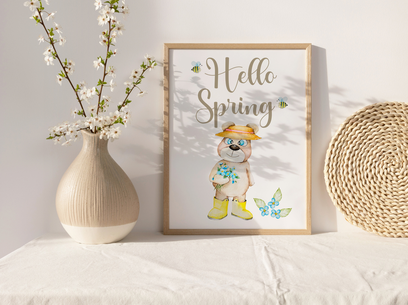 Spring teddy by Ольга Карибян on Dribbble