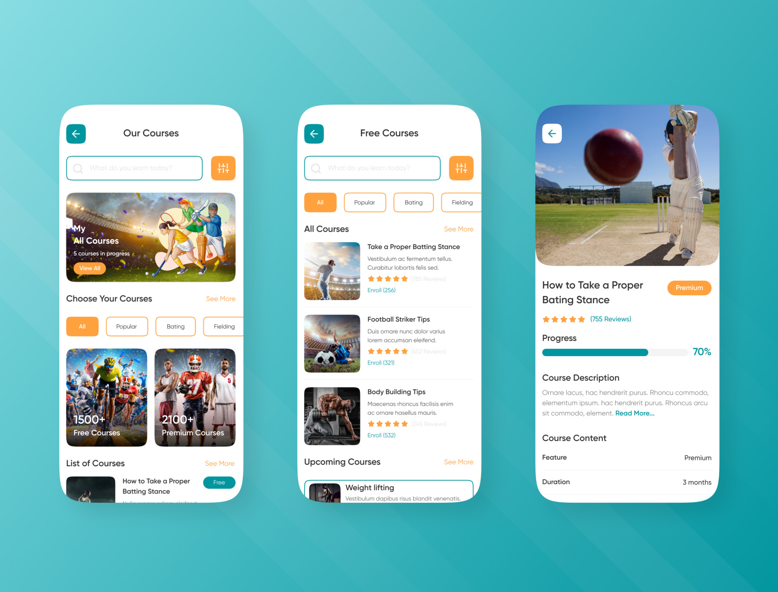 Sports Learning App by Md. Naim Hosseain on Dribbble