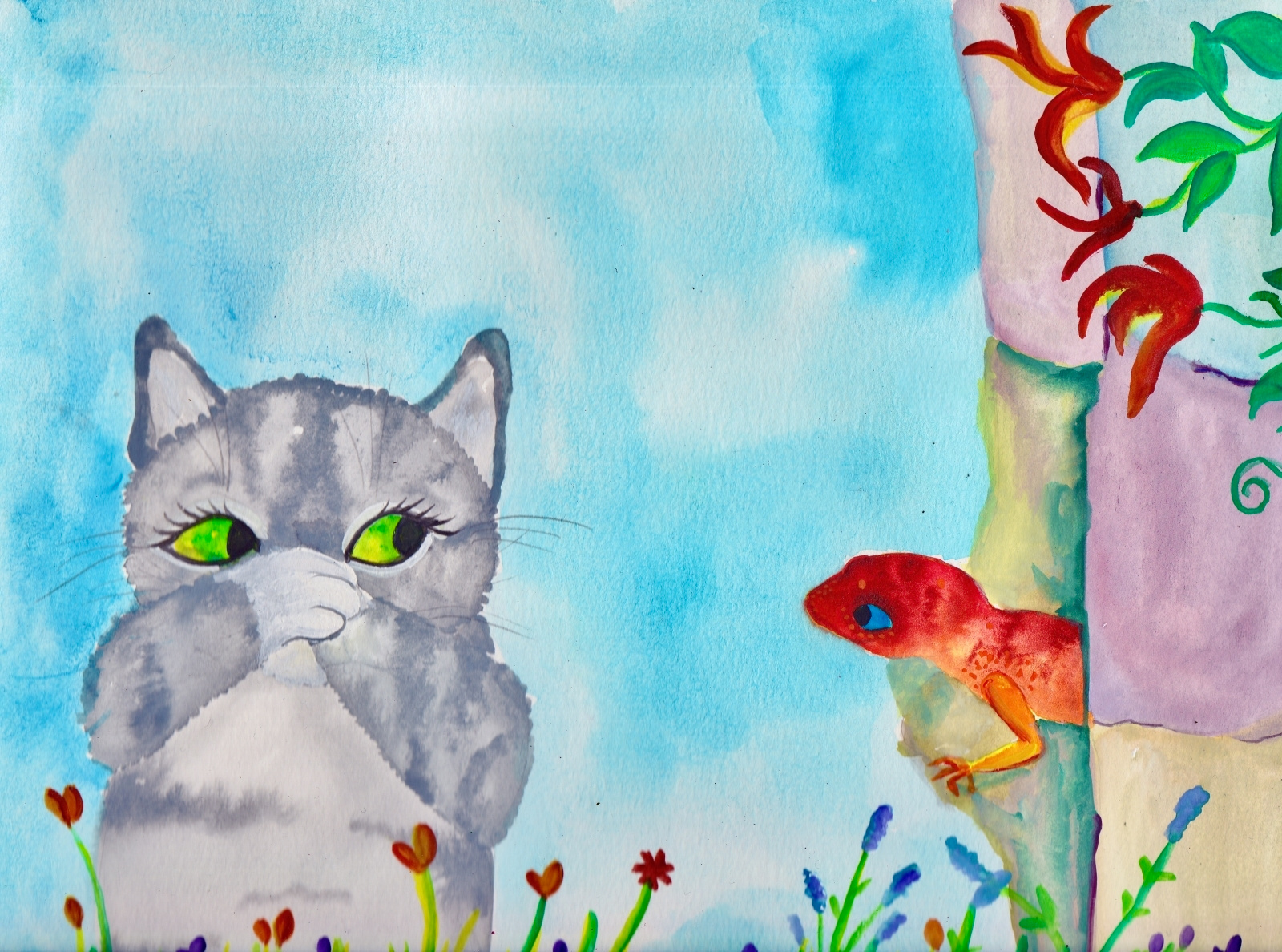 You Bit My Nose! by Barbara Biddle on Dribbble