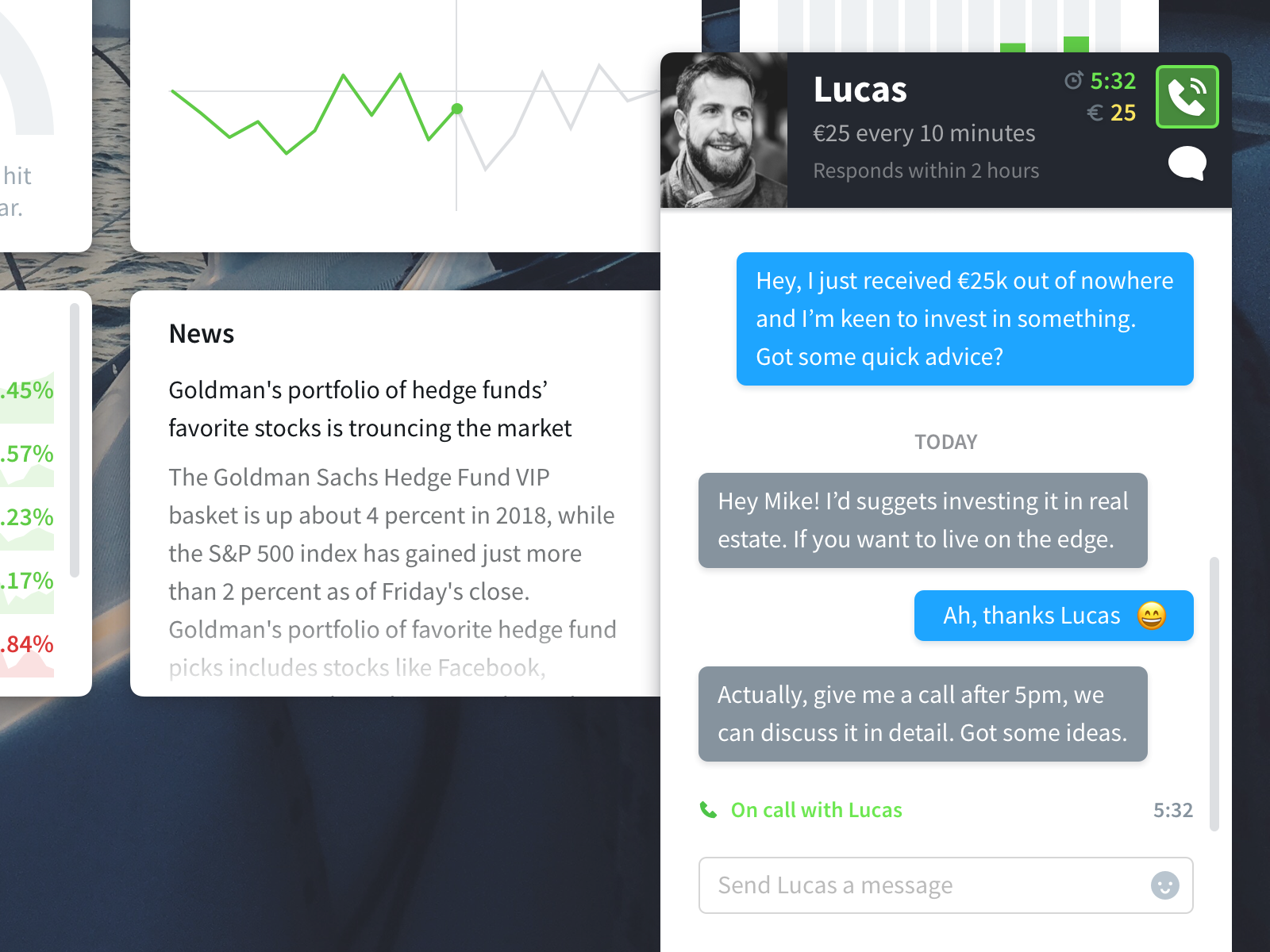 On Call by Jonno Riekwel for interfacing_ on Dribbble