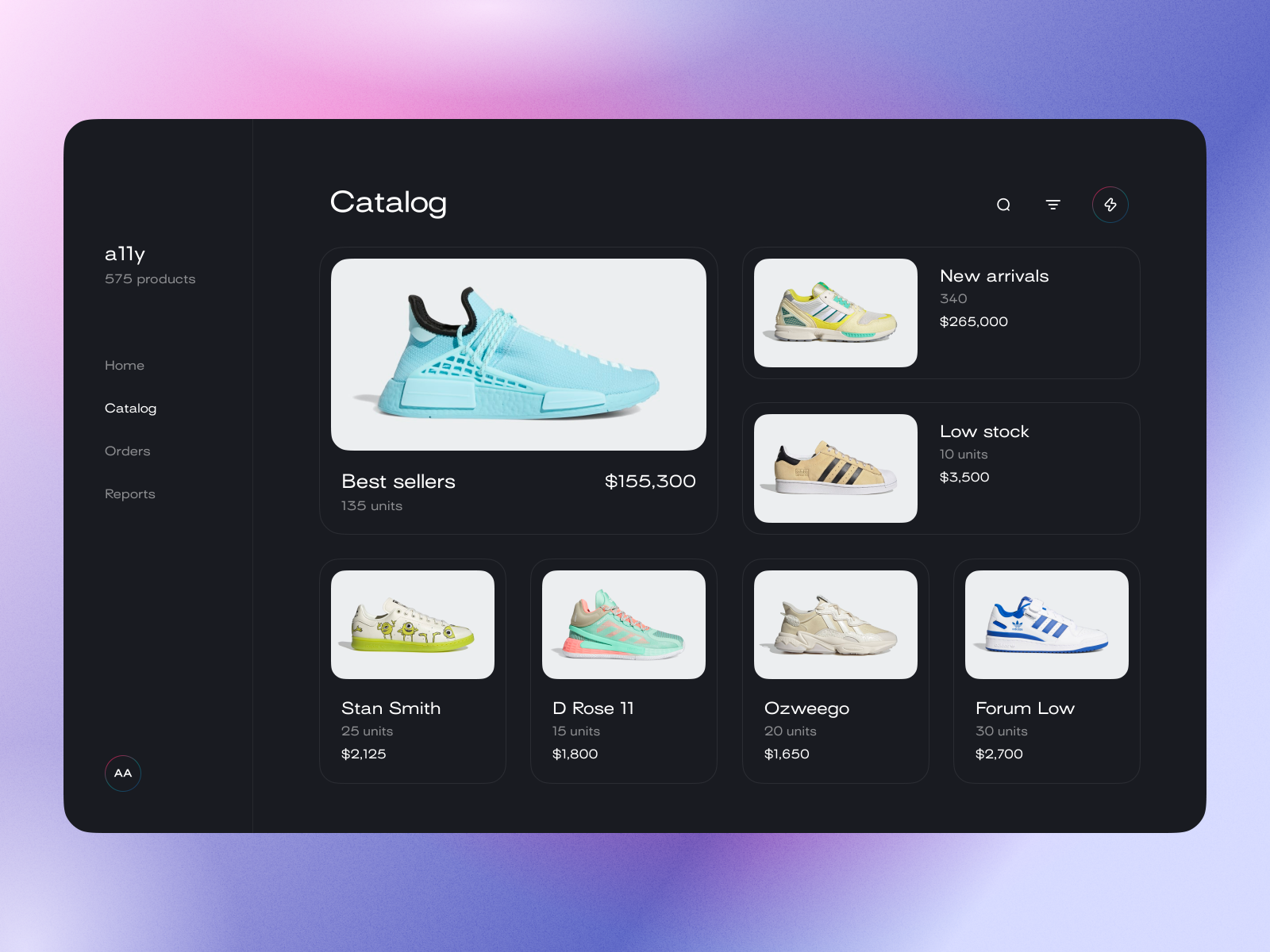 inventory catalog by anton on Dribbble