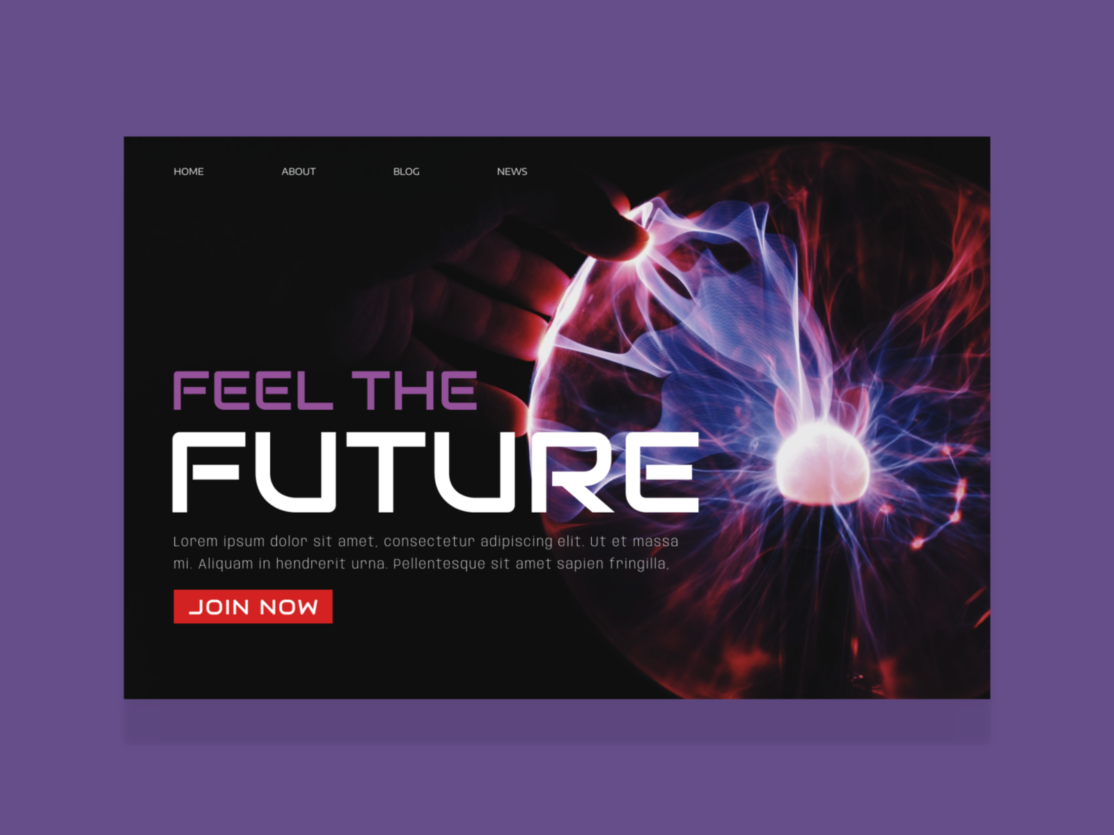 Futuristic Website Design by graphicandpixel on Dribbble