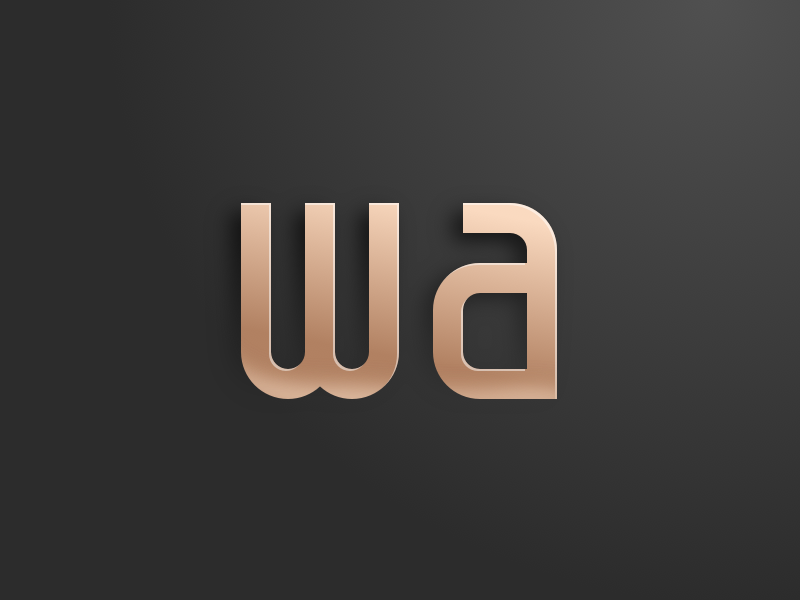 wa logo by LDuo on Dribbble
