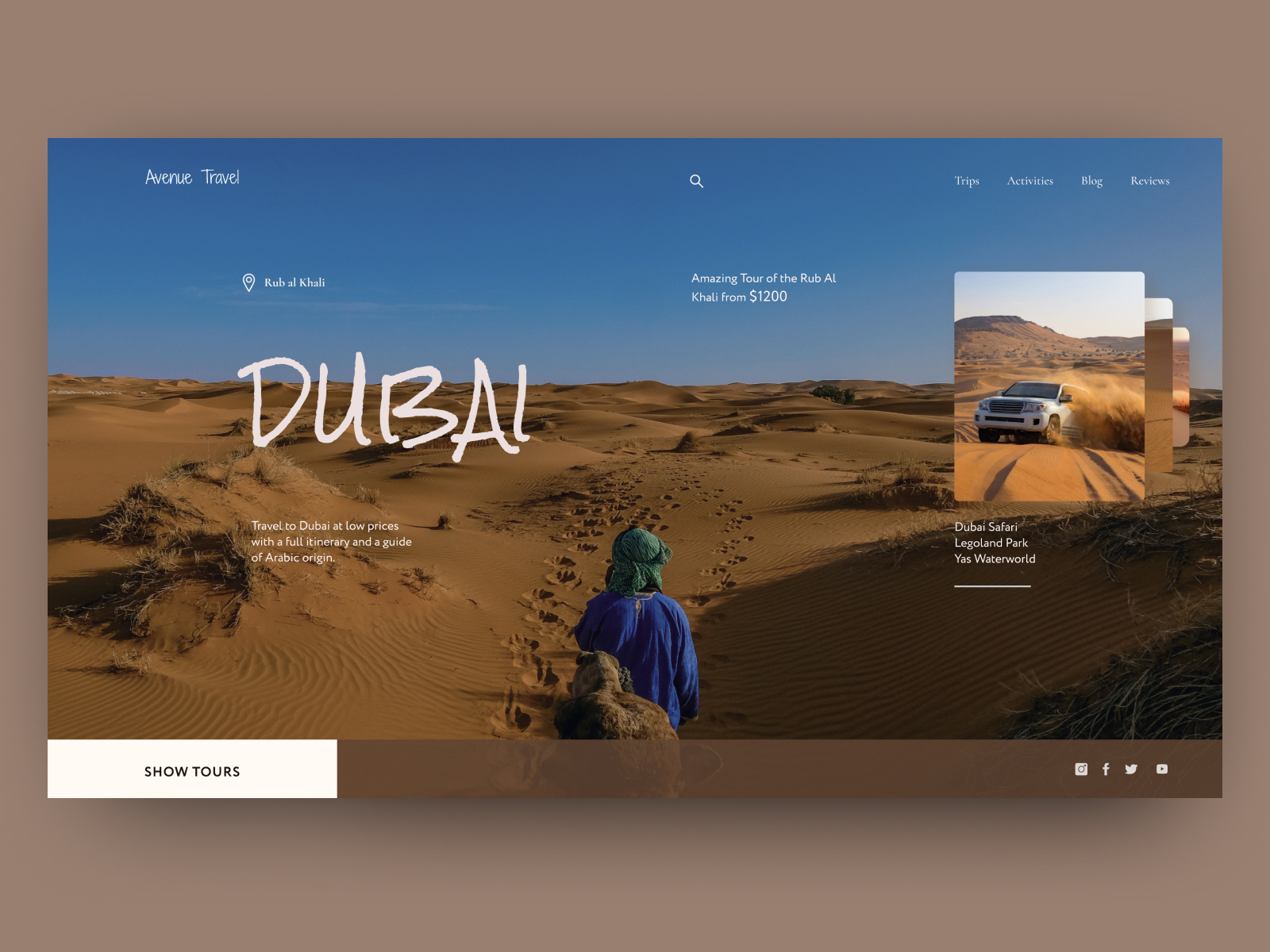 Dubai / concept by AnnaMikhnovets on Dribbble
