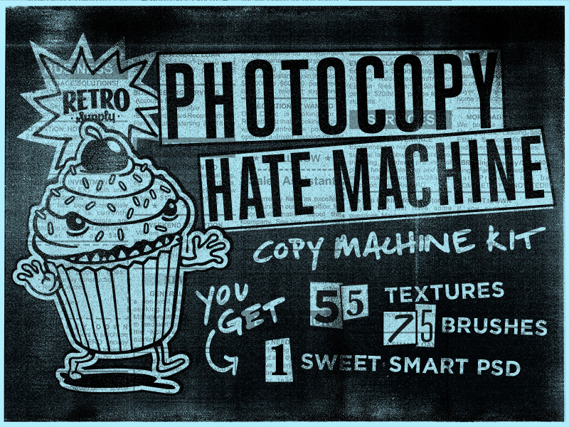 Photocopy Hate Machine by Suzanne Sarver on Dribbble