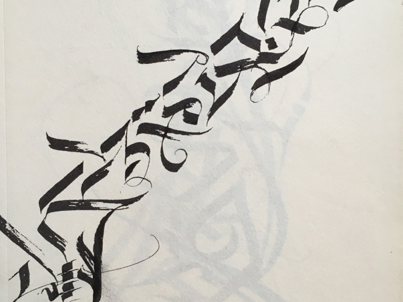 Abstract Calligraphy by Rob O'Donnell on Dribbble