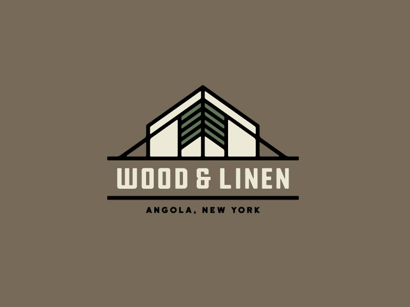 Wood & Linen Logo Concept 1 by Rob Hopkins on Dribbble