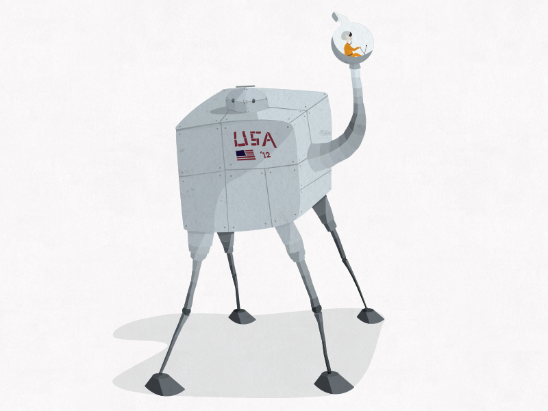 Boxbot by Josh Long on Dribbble