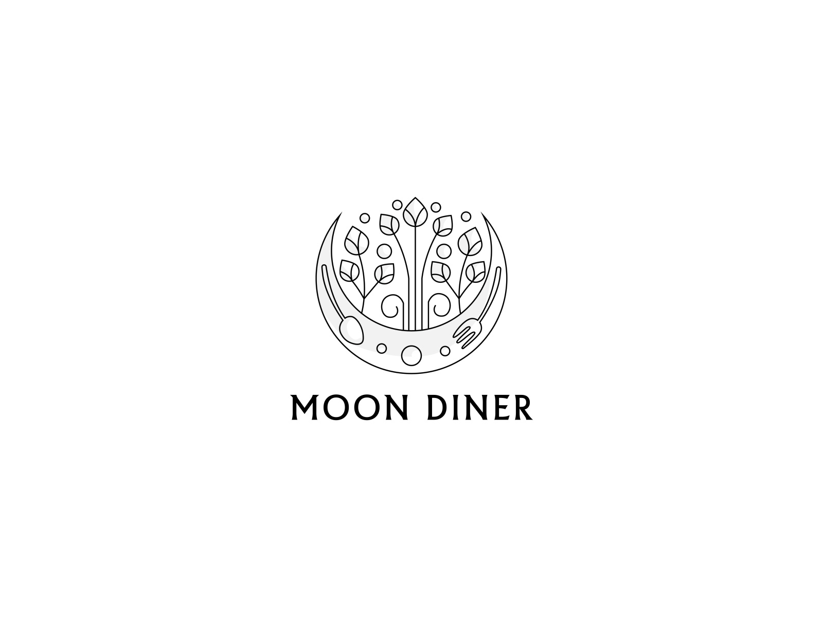 Moon Diner Logo by Arindam Midya on Dribbble
