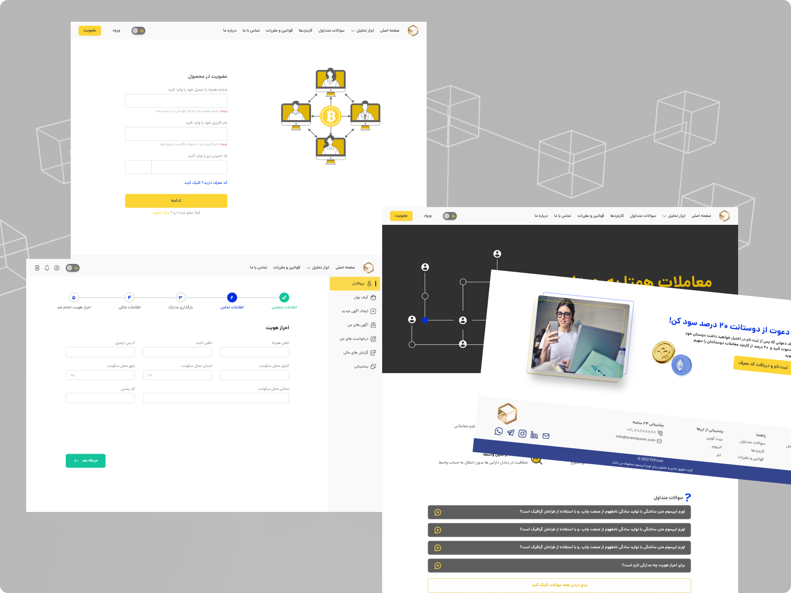 cryptocurrency trading Project by melika fallah on Dribbble