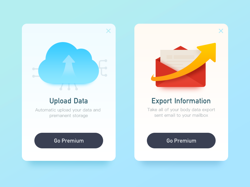 Go Premium by No.2 on Dribbble