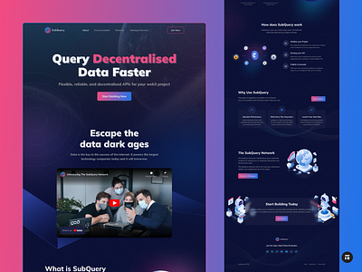 SubQuery - Web3 Redesign Landing Page. by Imran Hossen on Dribbble