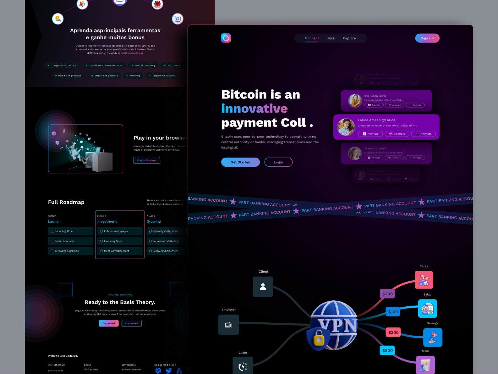Cryptocurrency landing page. by Imran Hossen on Dribbble Cryptocurrency landing page. by Imran Hossen on Dribbble