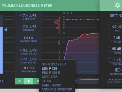 UX/UI Design for an Audio Meter Plugin by Nataliia Hera for Voger ...