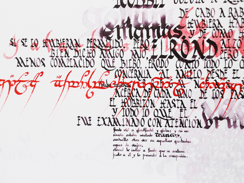 Caligraphic poster III | Optimist Hunter