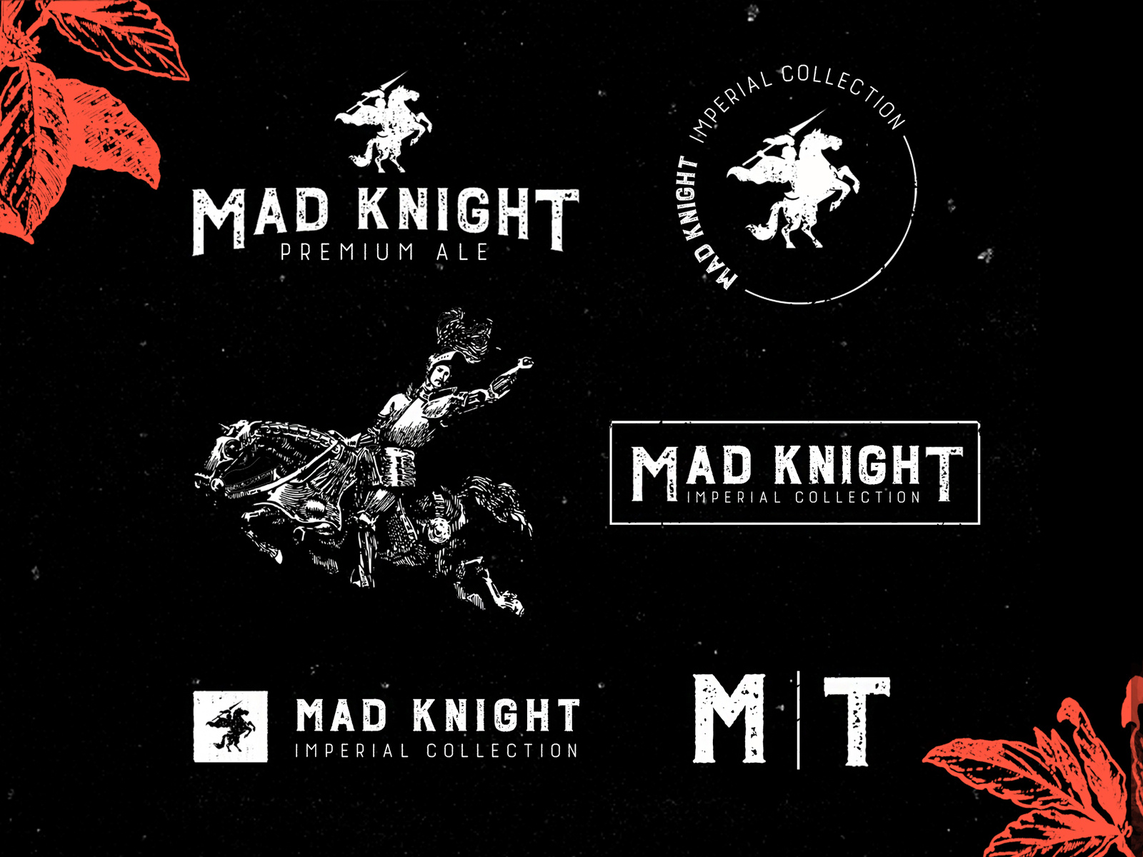MAD KNIGHT Premium Ale by Kenneth Fowler on Dribbble