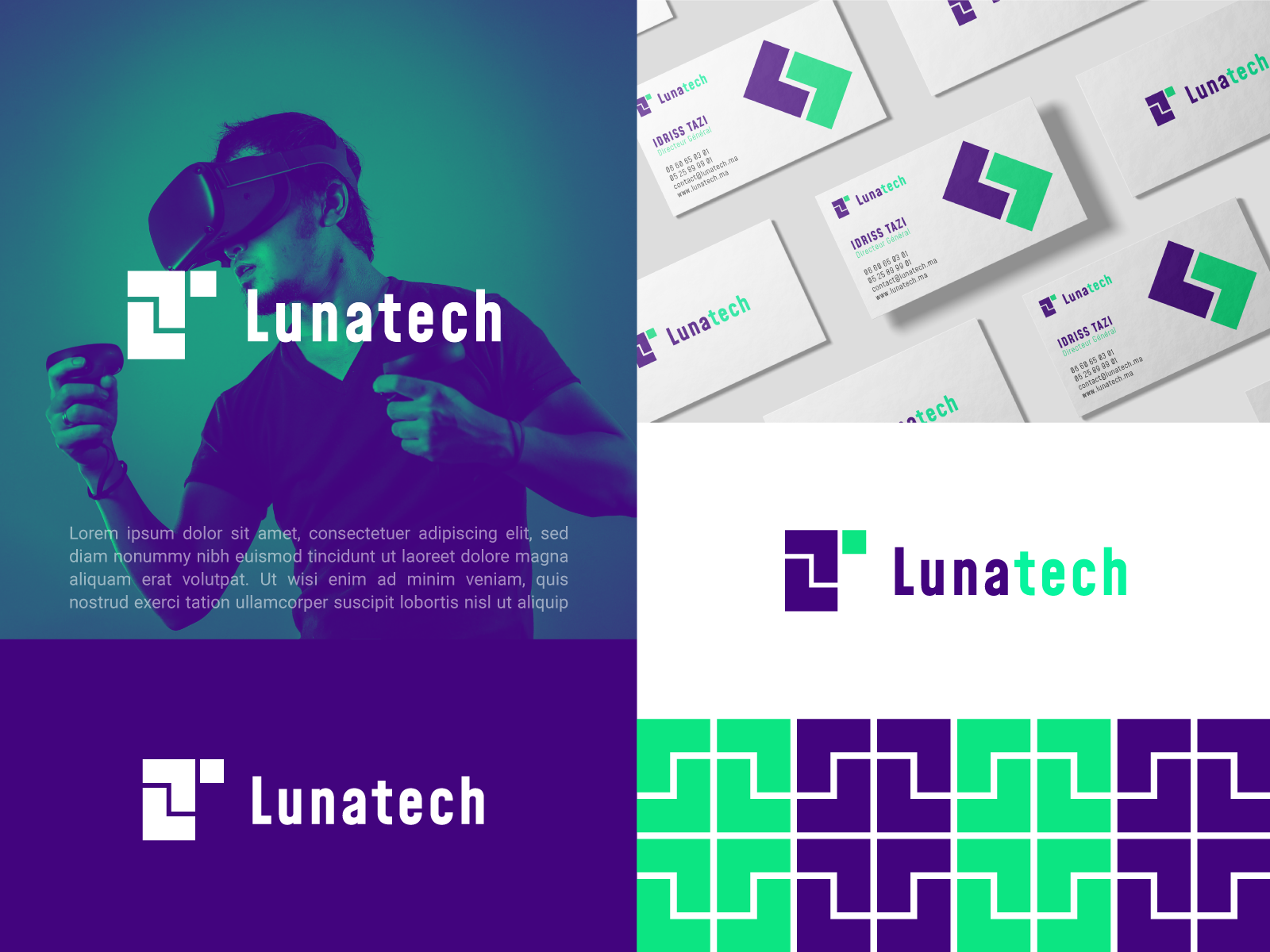 Lunatech Logo & Branding by Lhoussaine on Dribbble
