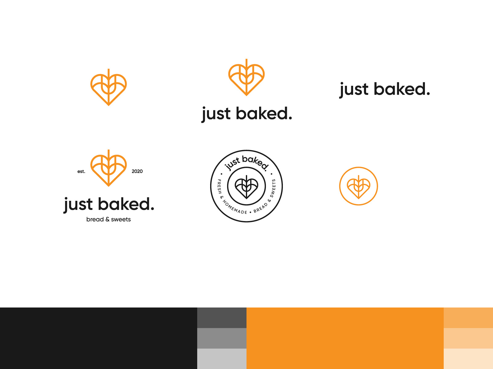 just baked. logo variations + mockups by Insigniada - Branding Agency ...