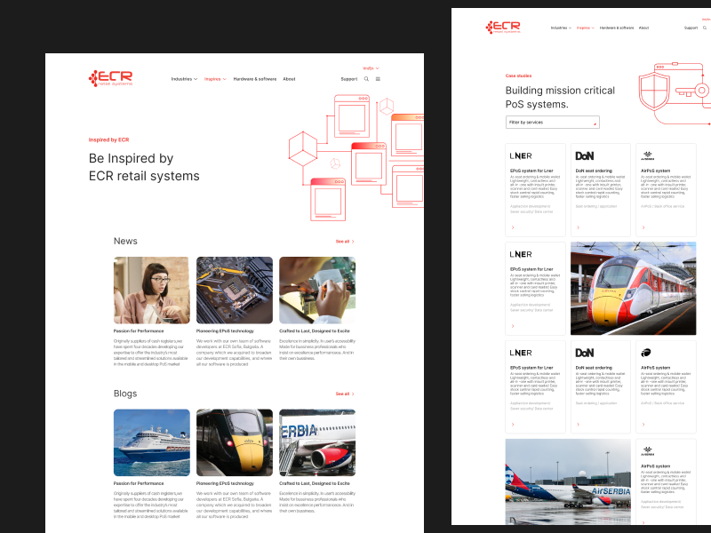 ECR - Website concept by Datnguyenkafka on Dribbble