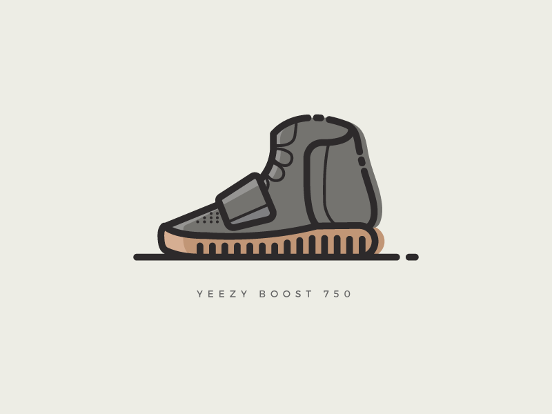 Yeezy Boost 750 by Pixelwolfie on Dribbble