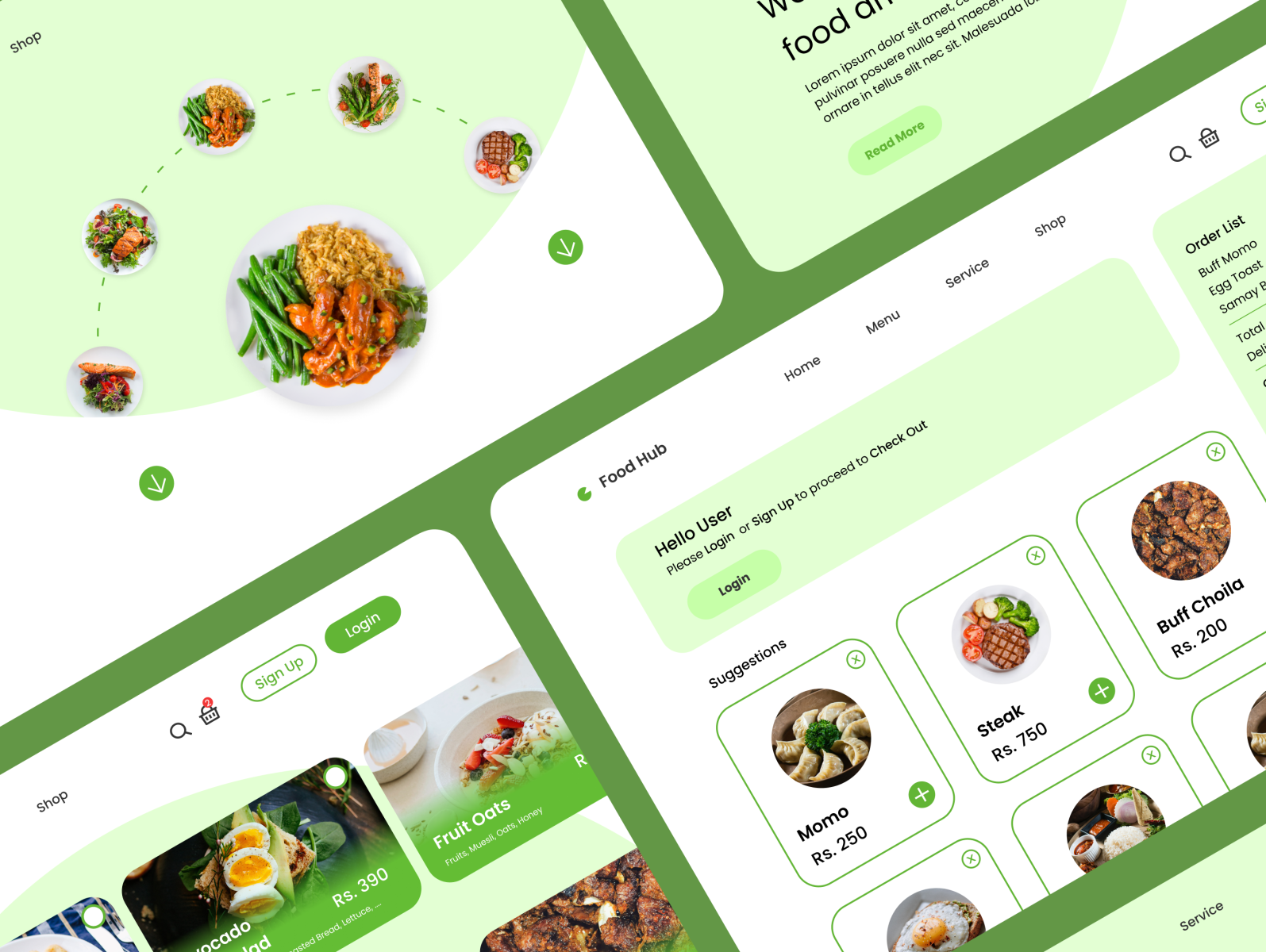 Food Hub by AY.UX on Dribbble