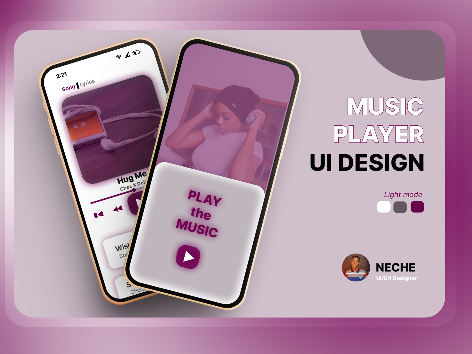 Music App UI design by Necherem on Dribbble