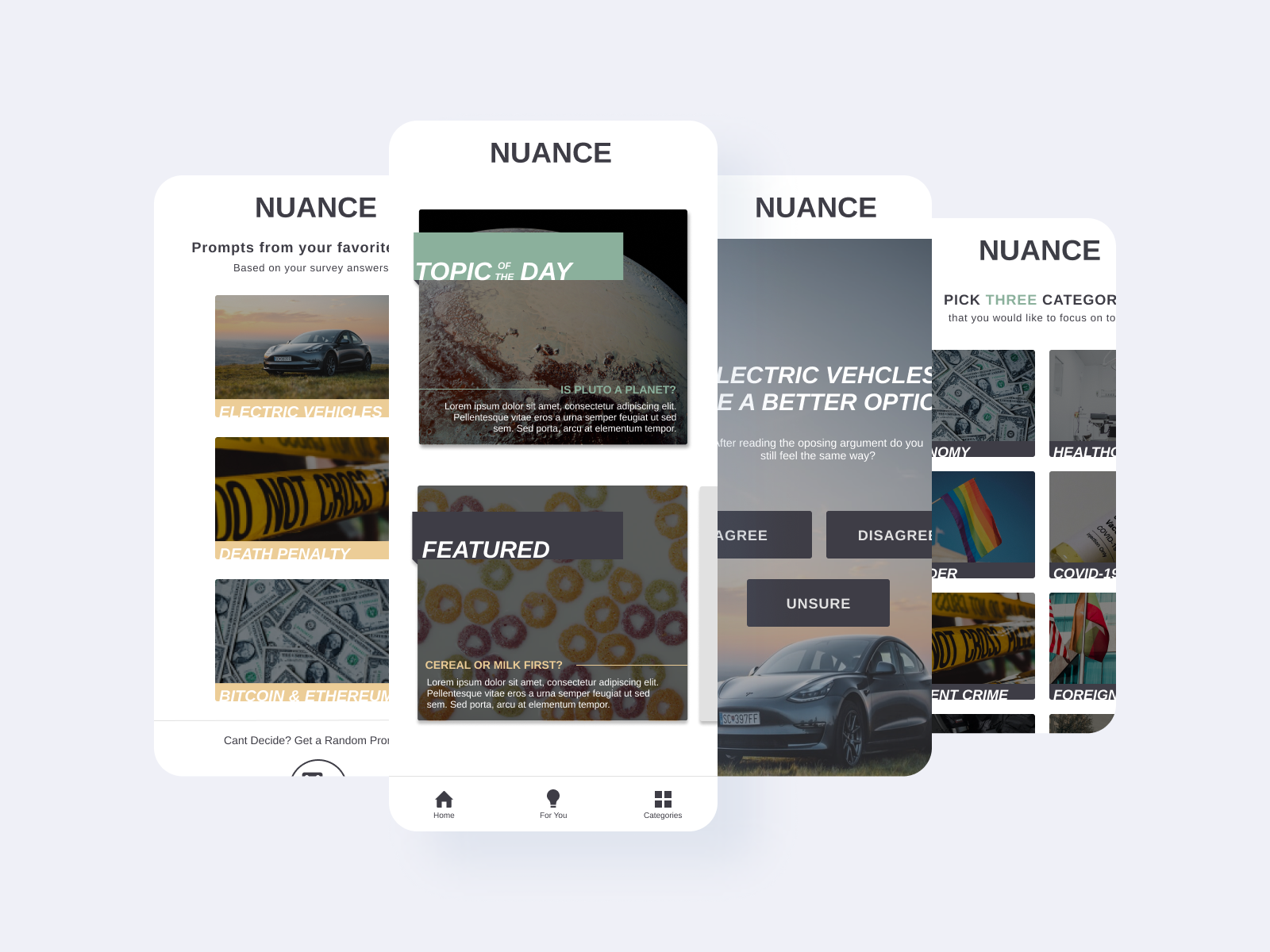Nuance App 3 by Kevin Adlparvar on Dribbble