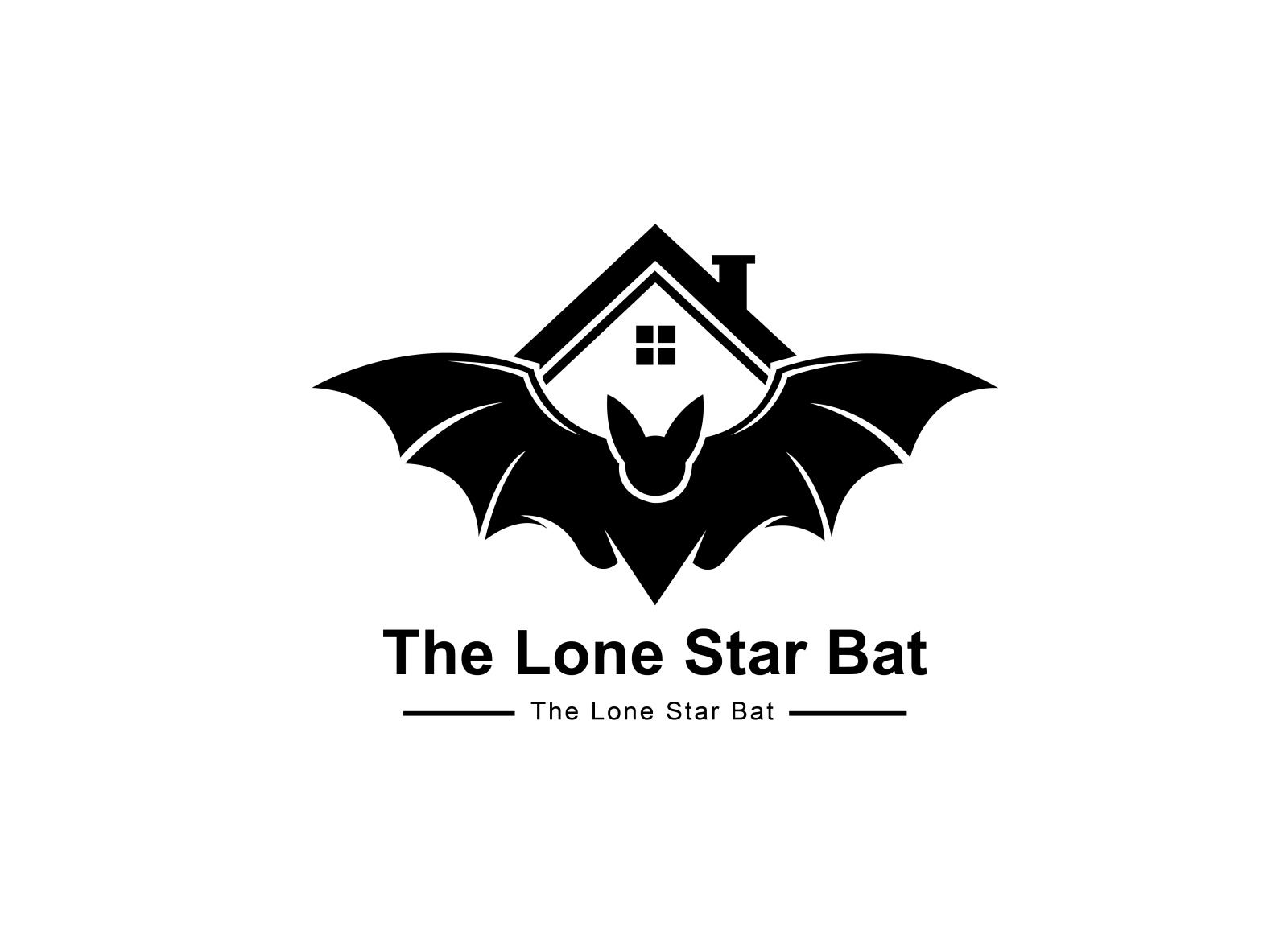 lone star bat logo design by Hridoy Designs on Dribbble