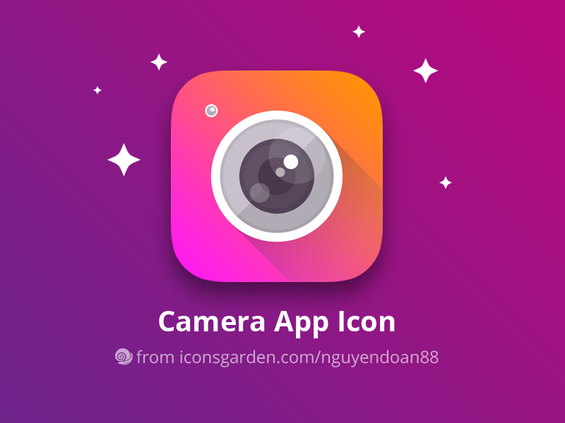 Camera pro app icon by iconsgarden on Dribbble