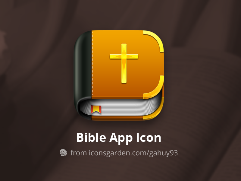 Bible app icon | Optimist Hunter
