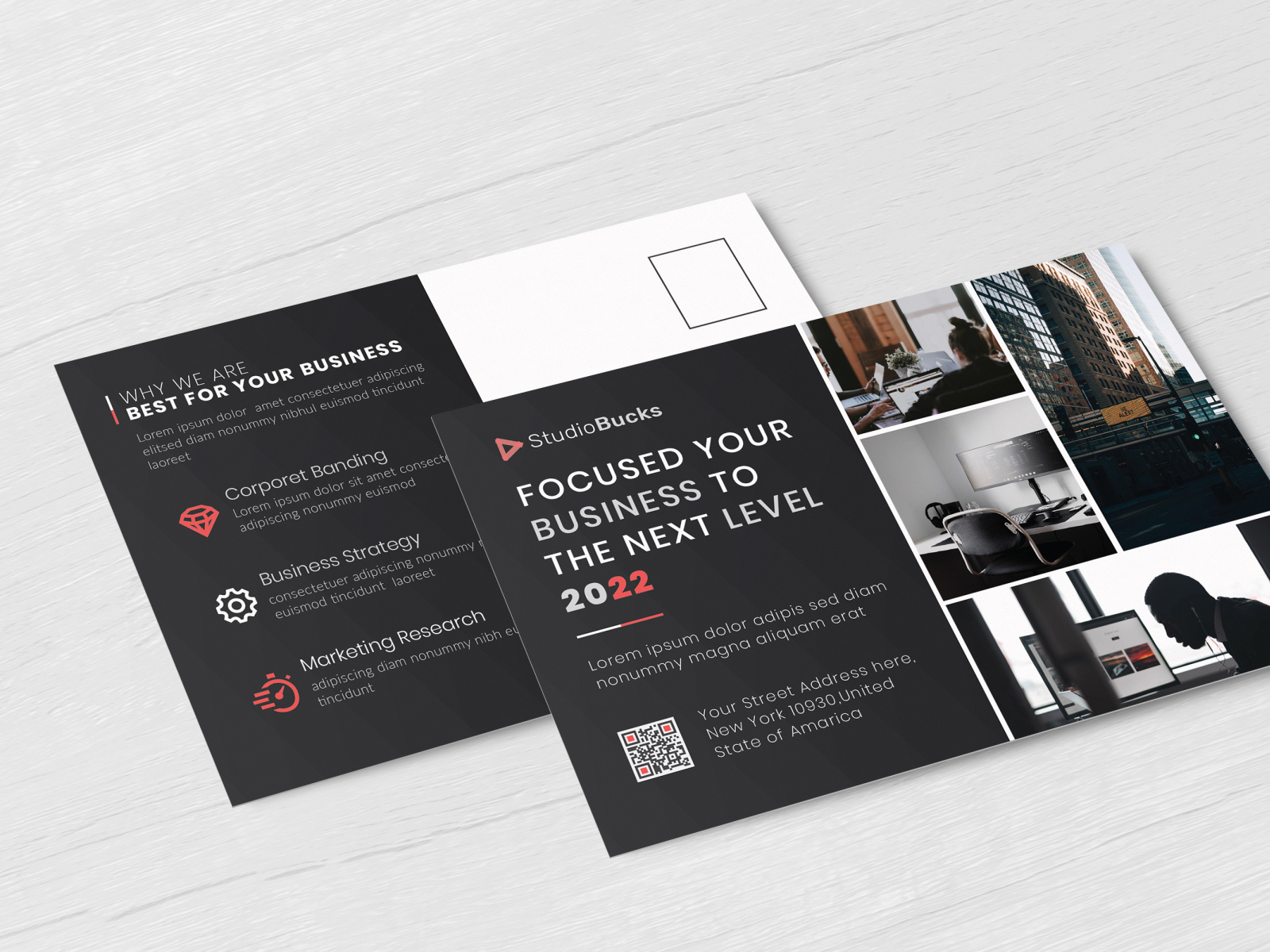 Corporate Postcard Design by Jowel Ahmed on Dribbble