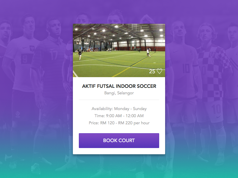Game On Card UI by Eski Mirza on Dribbble