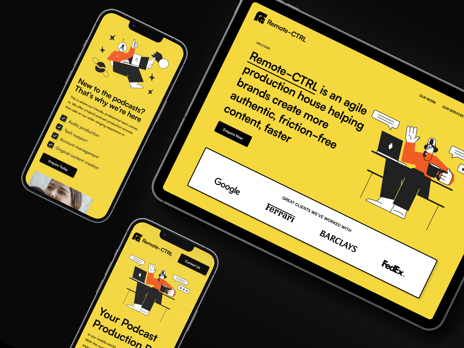 Remote-Ctrl - Desktop & Mobile Design by Bold Move on Dribbble