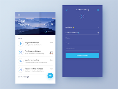 Dreamlist by Mattias Johansson on Dribbble