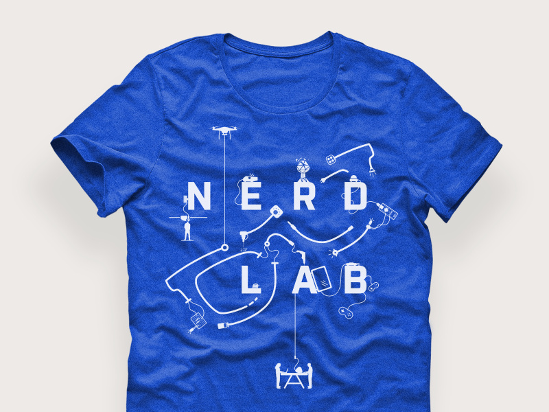 Nerdlab T-Shirt by Dieter Peirs on Dribbble
