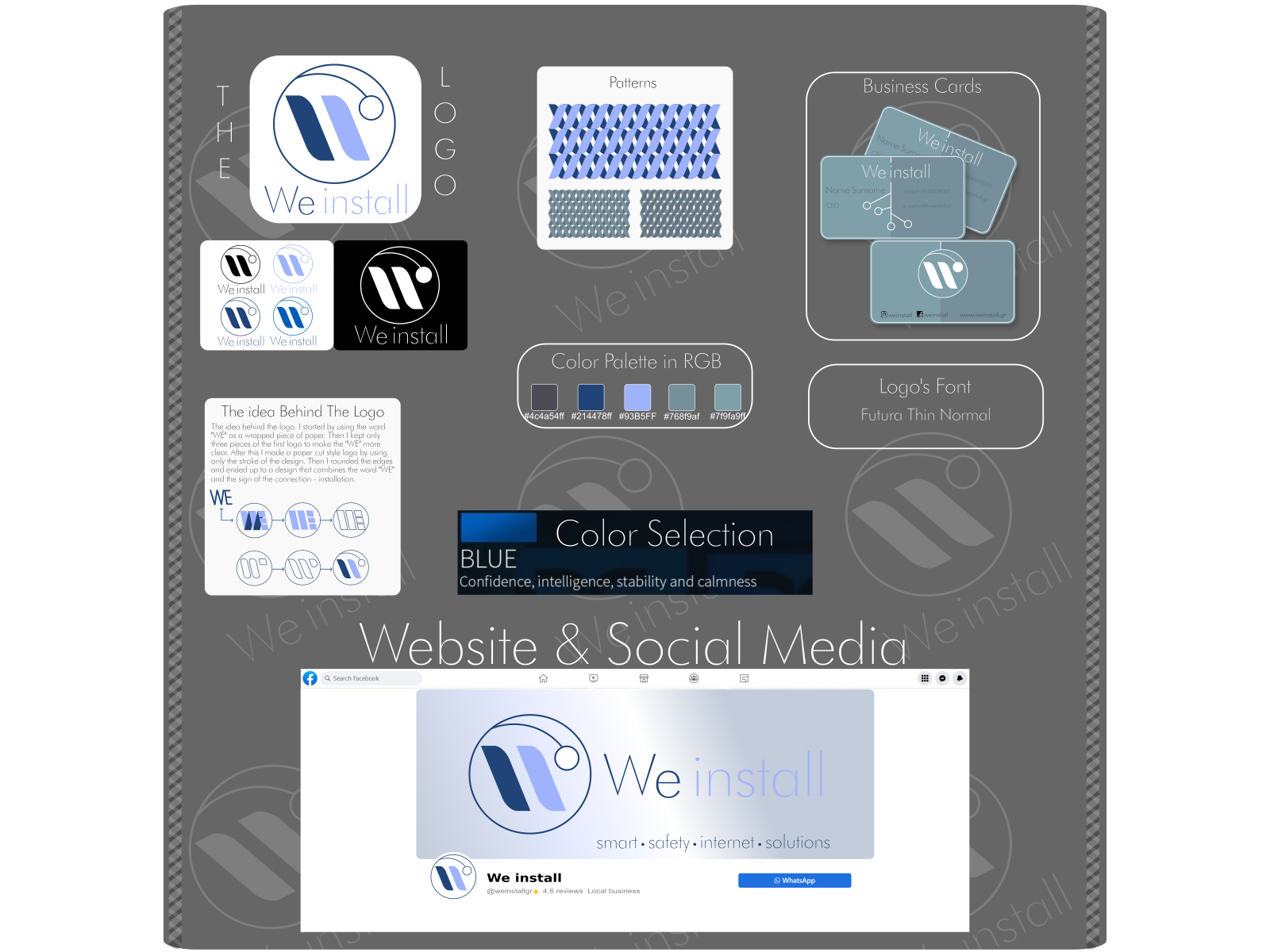 Logo Creation For We install Company by Xenofon on Dribbble