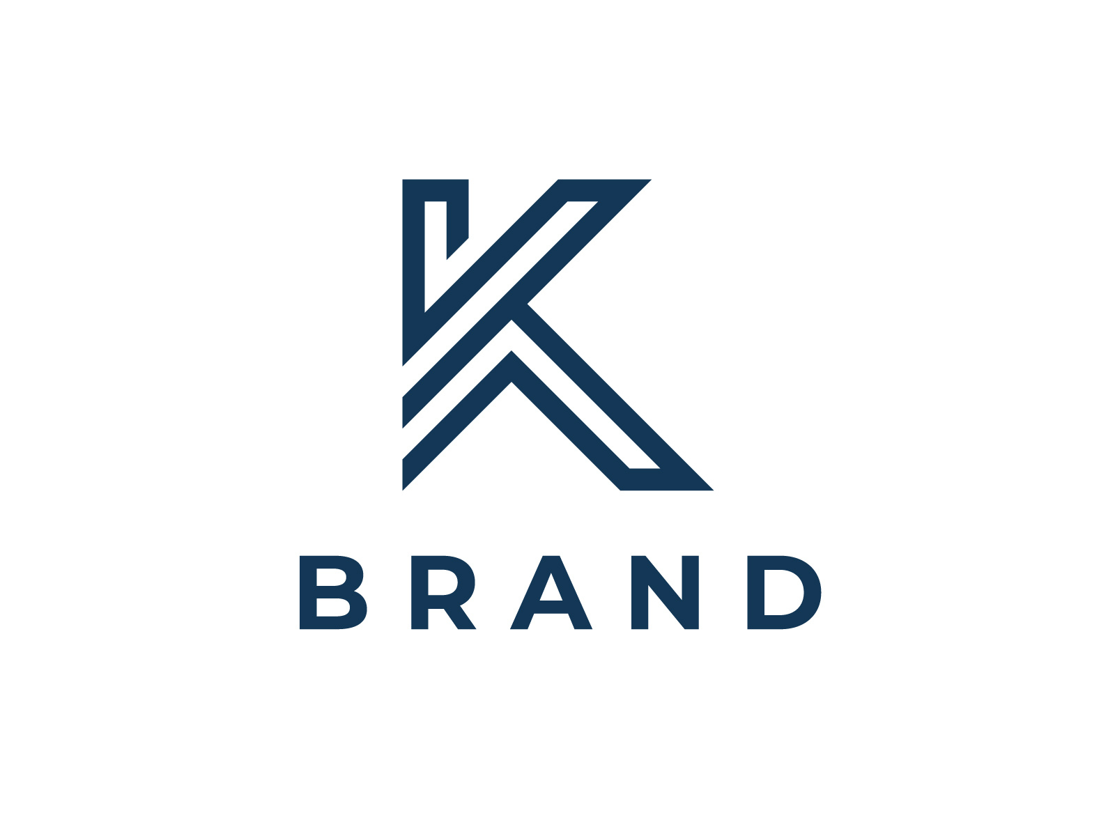 Geometric K Letter Logo Template by Mafizul Islam on Dribbble