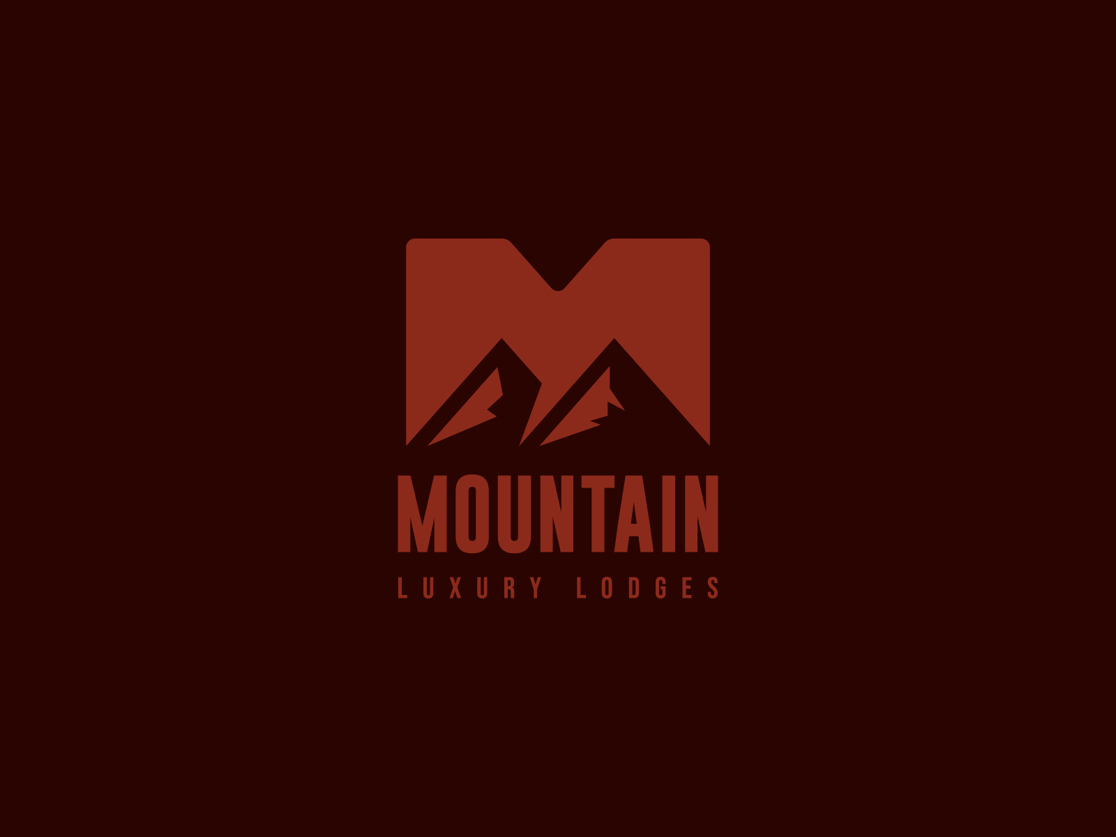 Minimal Mountain logo by Subhan Designs on Dribbble