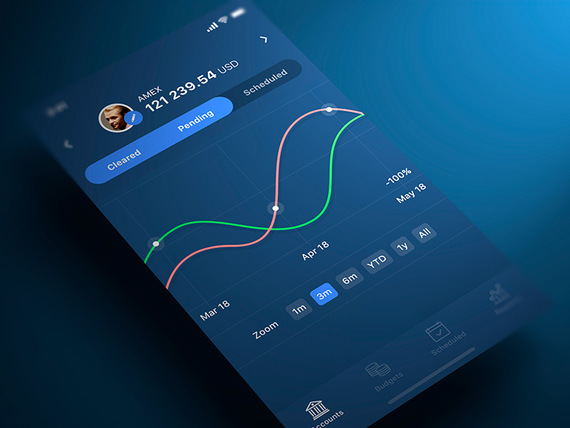 MoneyWiz App reDesign by ALEX BENDER on Dribbble