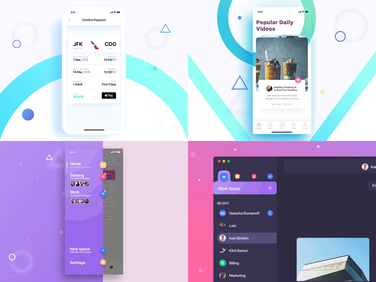 My Top4Shots mobile app design animation web design branding by ALEX ...