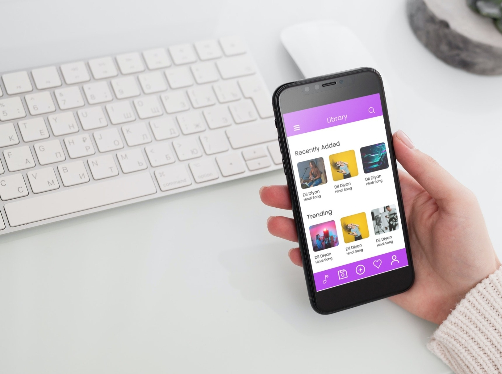 Music App Library Page by Nishtha Mahant on Dribbble