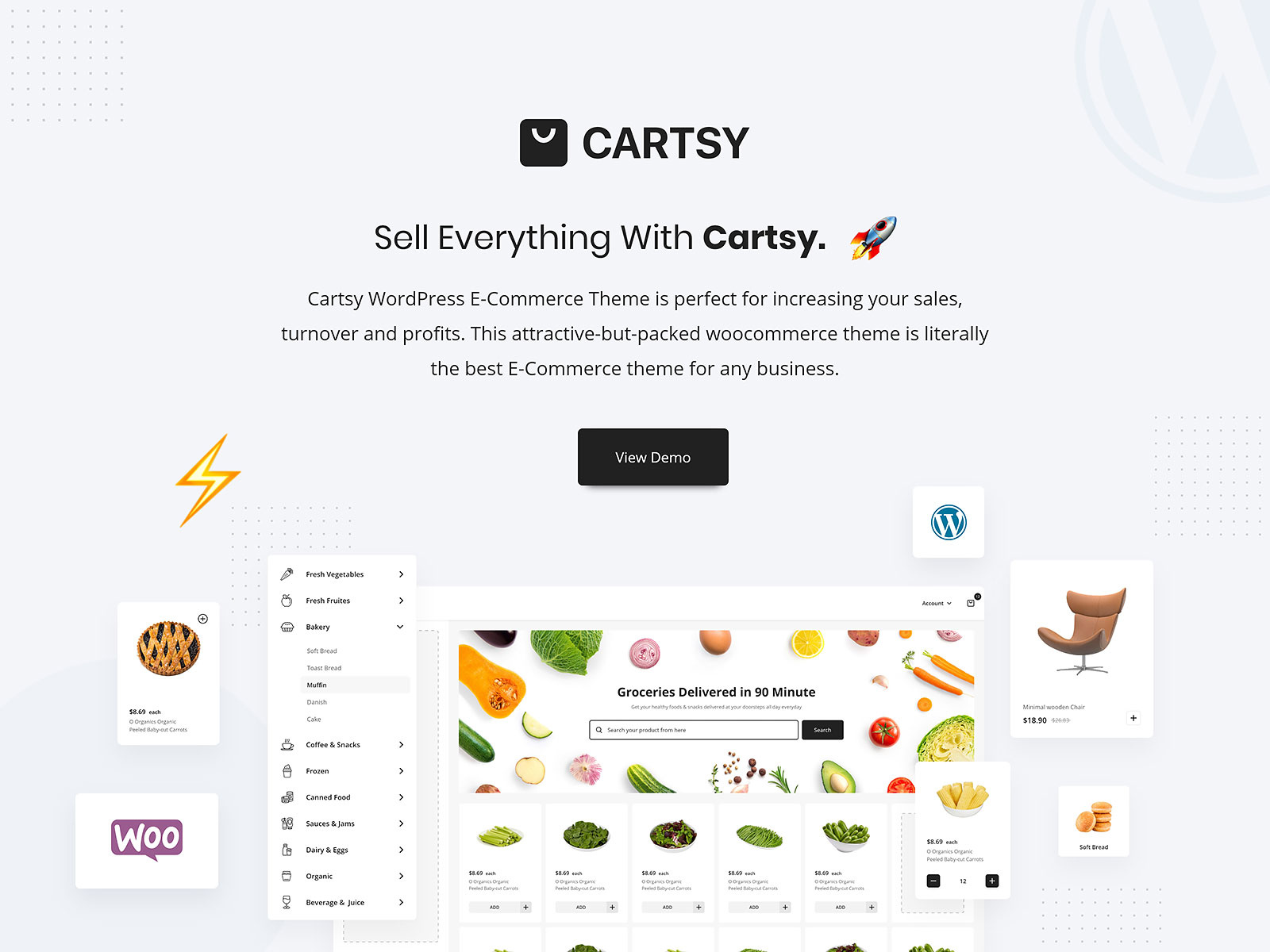 Cartsy WordPress E-Commerce Theme by Towhid Bin Zaman for RedQ Inc on Dribbble