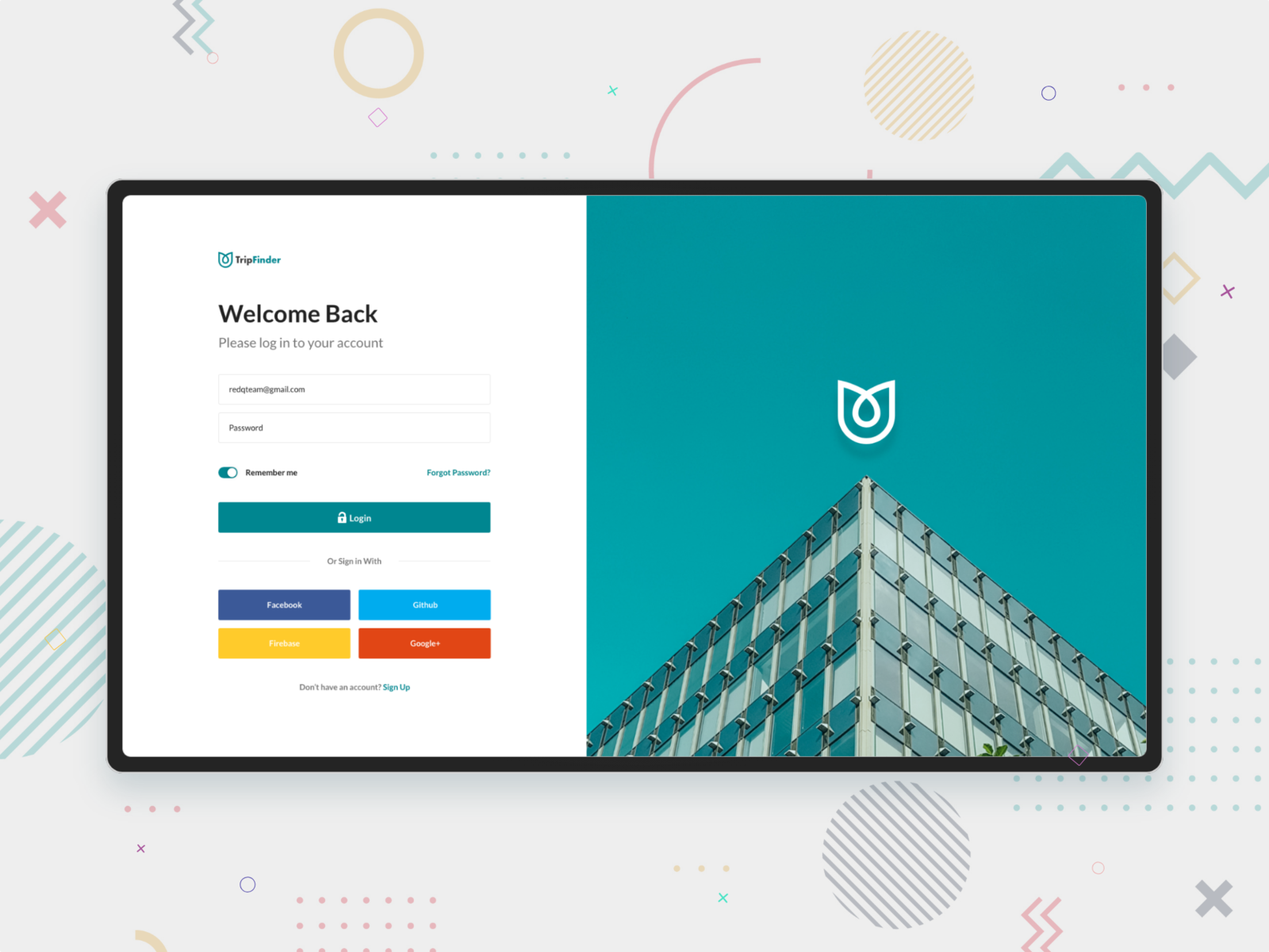 Login Page by Towhid Bin Zaman on Dribbble