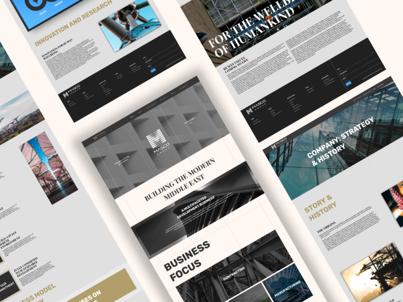 MASCO Website Redesign by Marwan Sameh on Dribbble