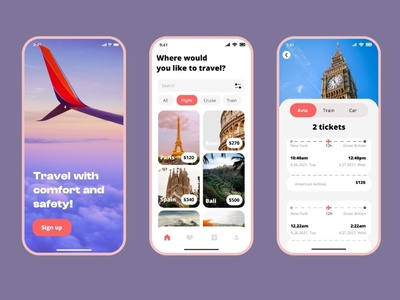 Travel App Redesigned by Precious Ukachukwu on Dribbble