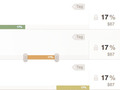 Adjustable Percentages by Kyle Sollenberger on Dribbble