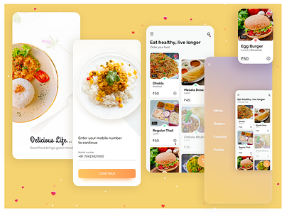 Quovantis Food App by Varsha Singh for Quovantis on Dribbble