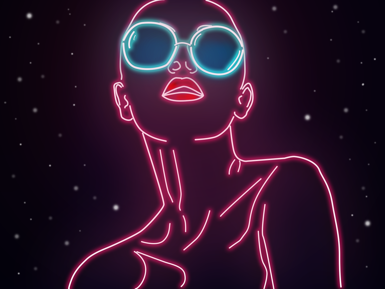 The Neon Woman by Aruni Wijesuriya on Dribbble